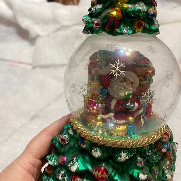 Christopher Radko | Holiday | Christopher Radko Tree With Snow Globe In ...